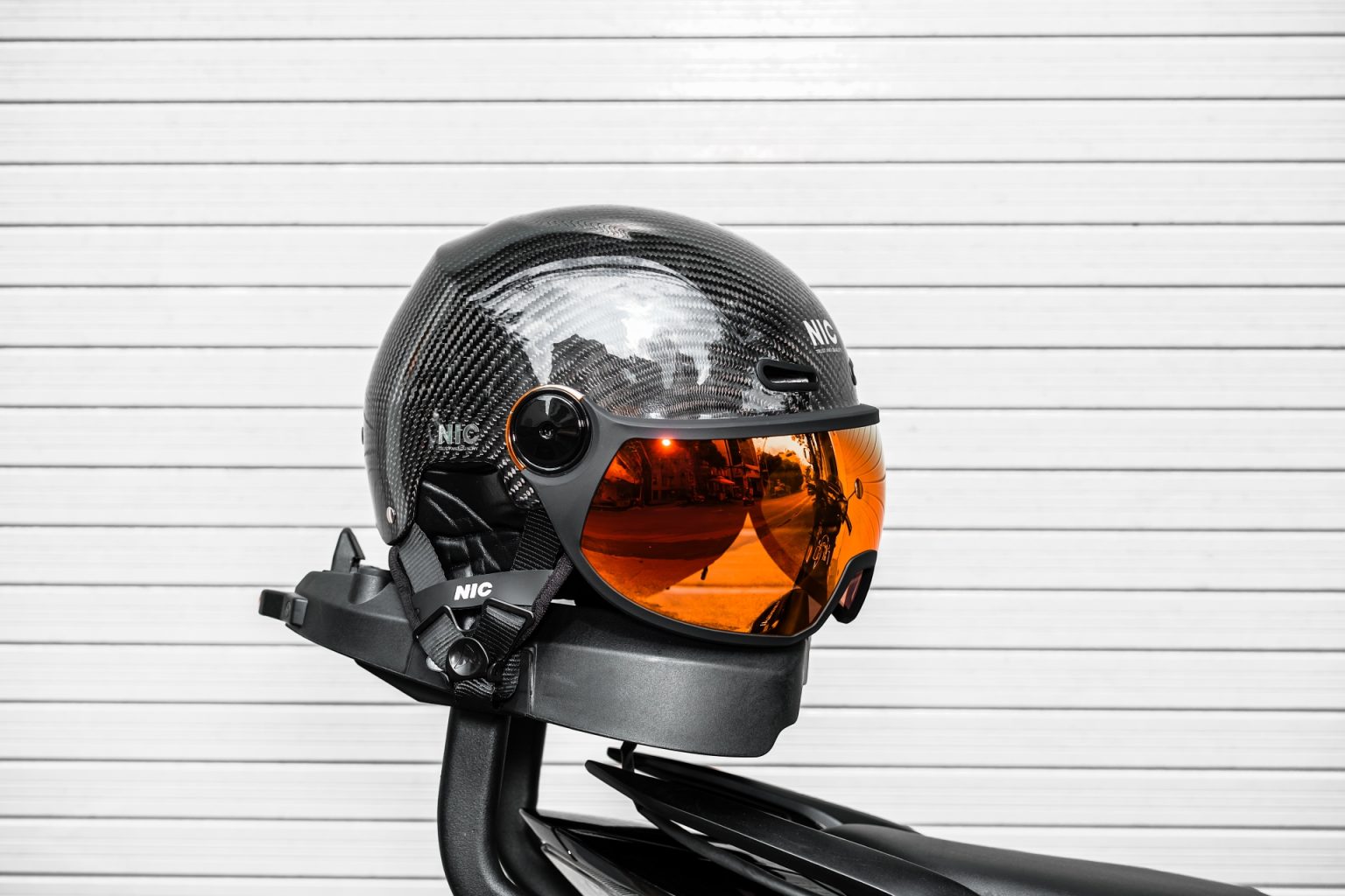 Mũ Bảo Hiểm 1/2 Carbon NIC N12 - NIC Helmets