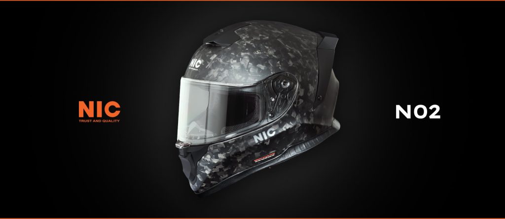 Nón Bảo Hiểm Fullface Carbon NIC N02 - NIC Helmets
